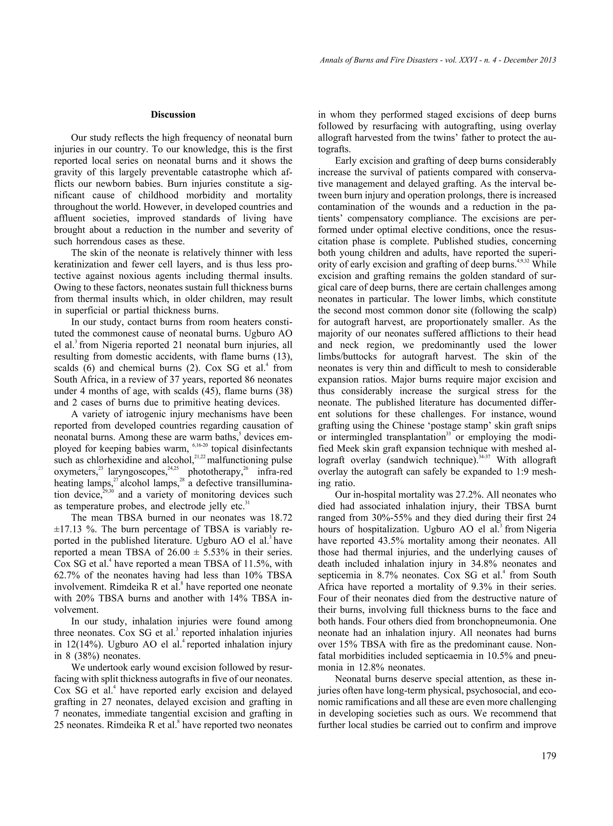 Neonatal Burns | PDF