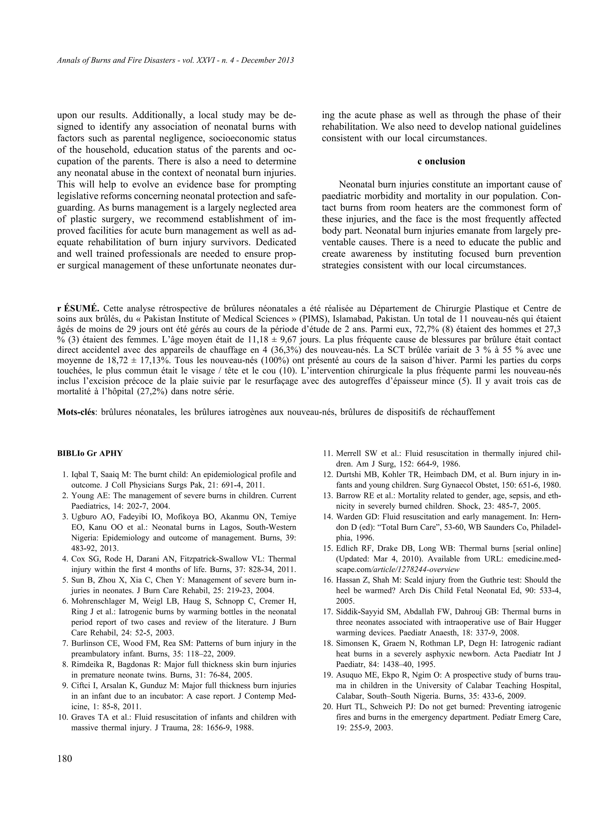 Neonatal Burns | PDF