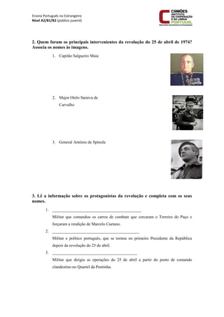 25 de-abril ficha | PDF