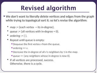 25-graphs4-topological-sort.ppt data structures | PPT