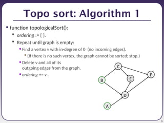 25-graphs4-topological-sort.ppt data structures | PPT