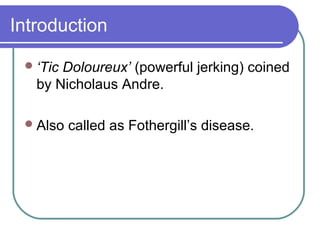 25 introduction and types of neuralgias | PPT