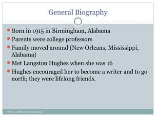 Introduction to Margaret Walker | PPT