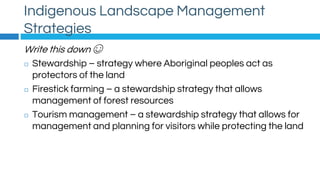 25- Indigenous Management Strategies - THOP | PPTX