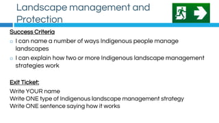 25- Indigenous Management Strategies - THOP | PPTX