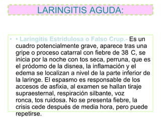 25. laringitis aguda | PPTX