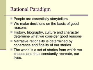 Narrative Paradigm | PPT