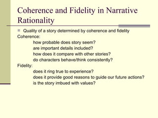 Narrative Paradigm | PPT