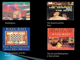 narrative tecnique of raja rao | PPTX