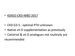 25 oh vit d therapy in ckd | PPT