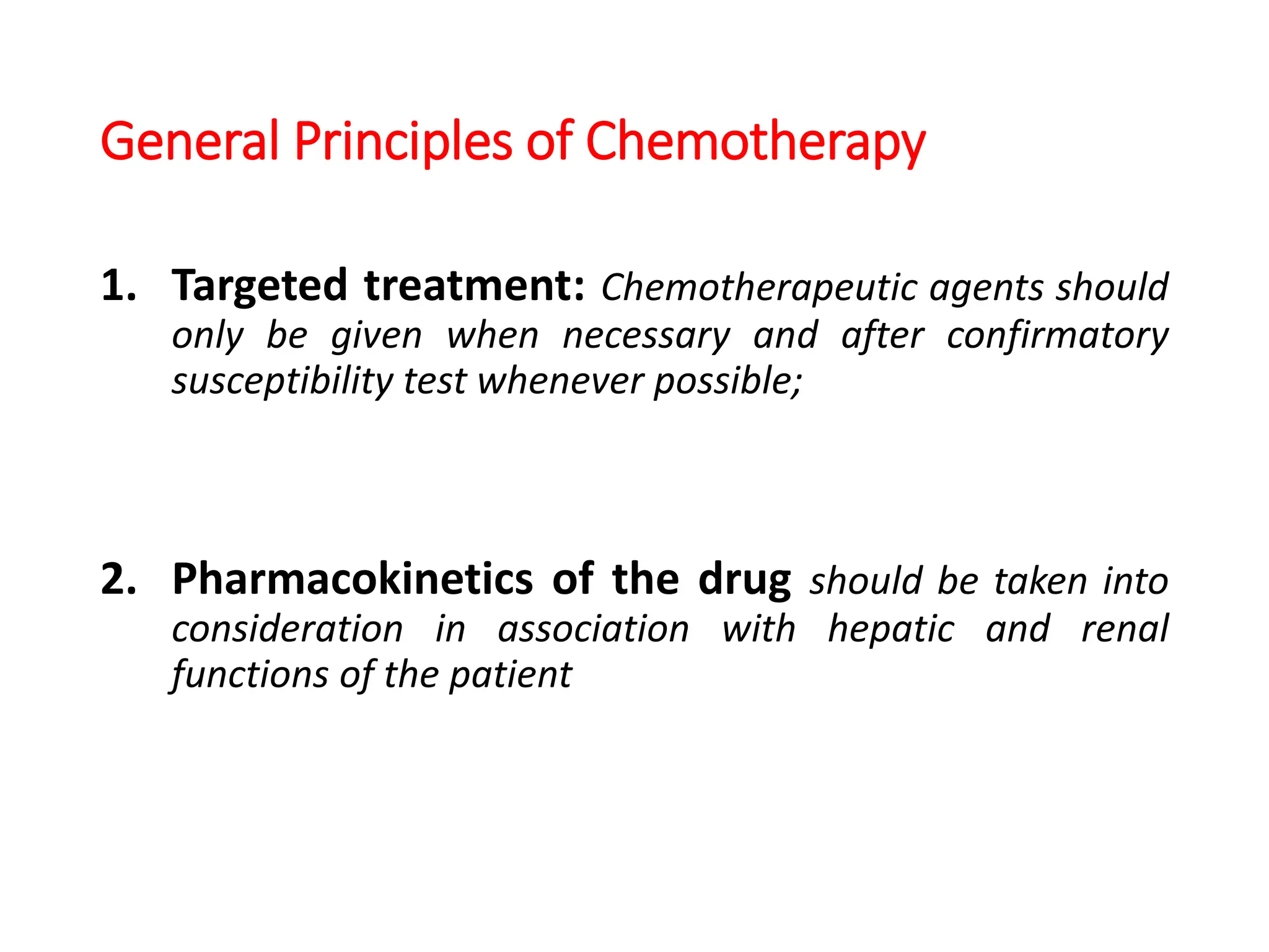 25- PRINCIPLES OF CHEMOTHERAPY.pptx pharmacy | PPTX