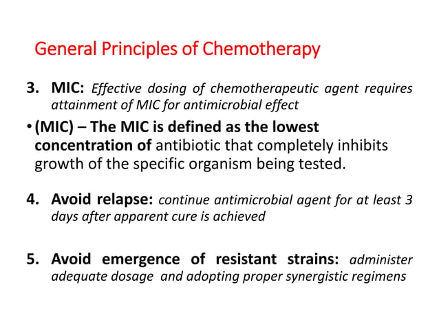 25- PRINCIPLES OF CHEMOTHERAPY.pptx pharmacy | PPTX | Infectious ...