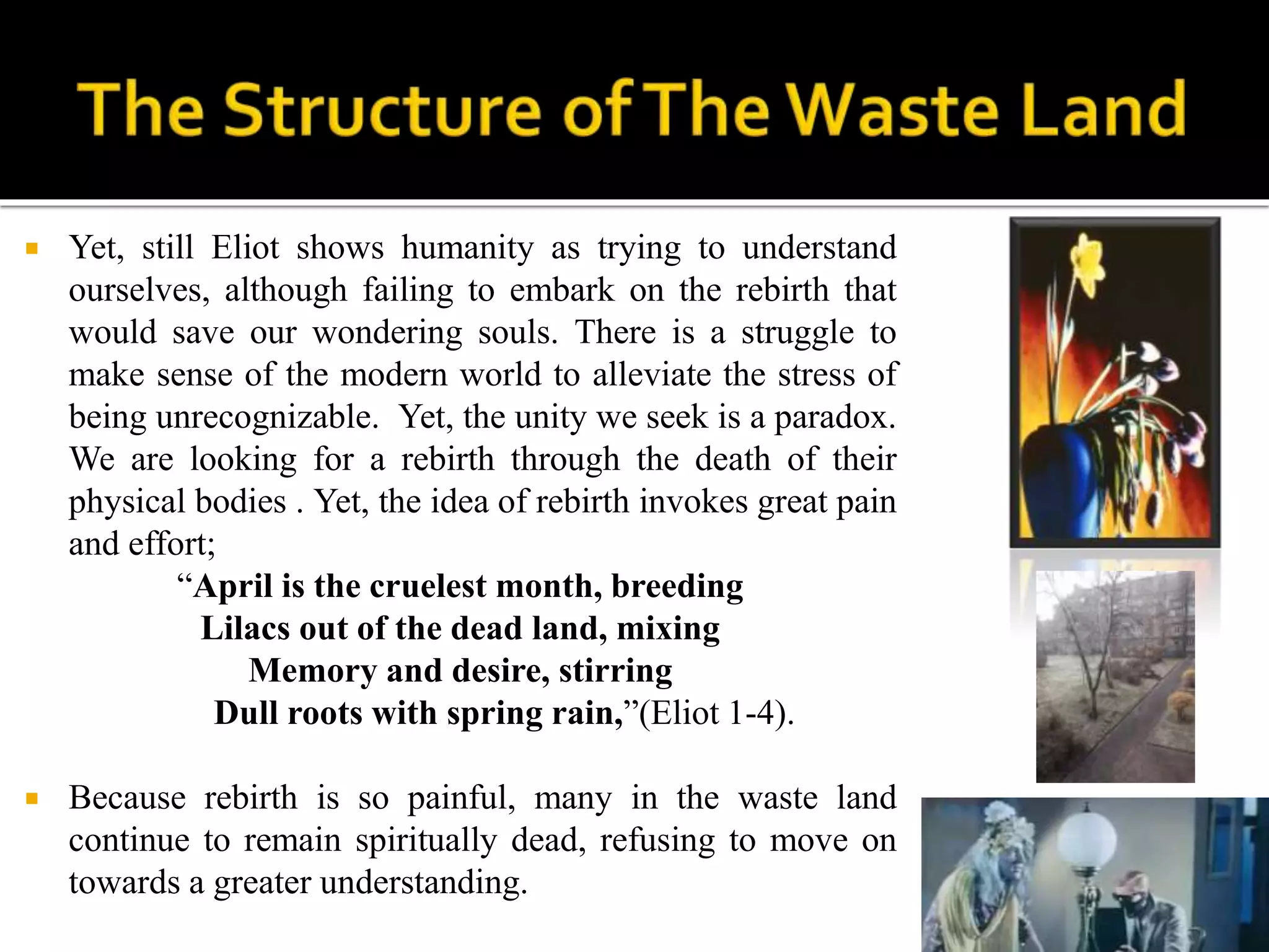 Gothic Elements in T.S. Eliot’s Postmodern Classic “The Waste Land” | PPT