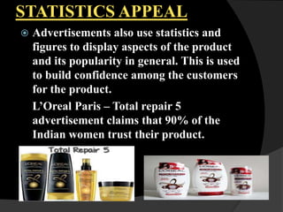 My presentational on Various types of Advertising Appeals | PPTX