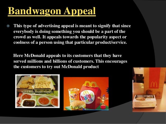 My presentational on Various types of Advertising Appeals