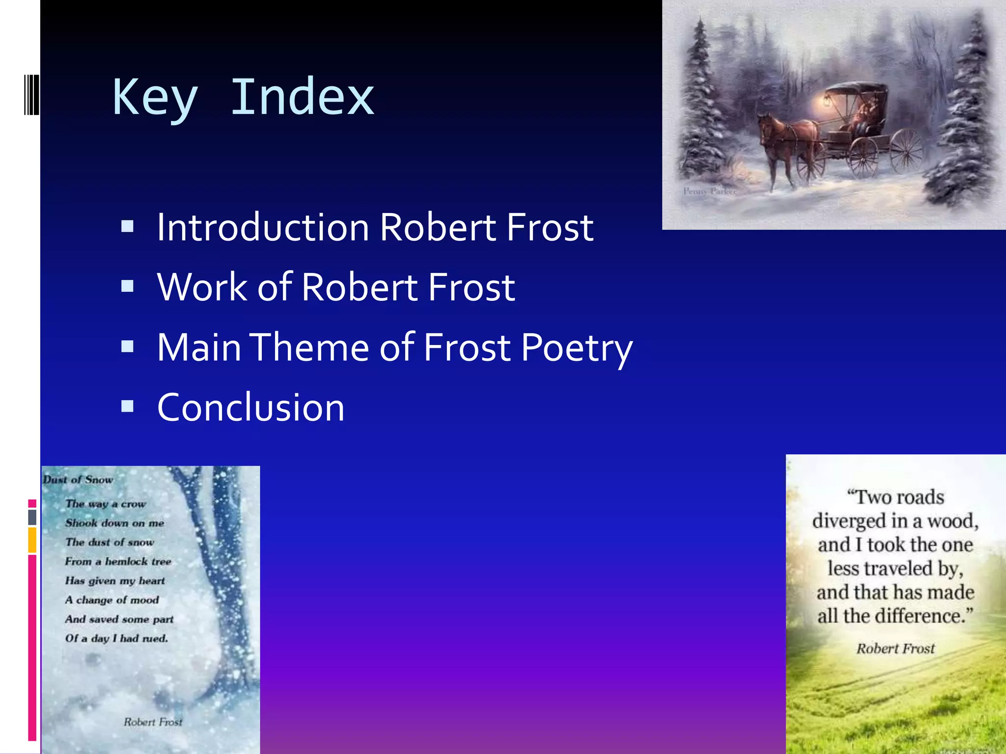 Theme of Robert Frost Poetry | PPTX