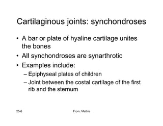 Structure and Function of Joints - MyPharmaGuide | PDF