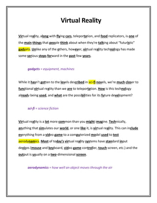 25 virtual reality | PDF