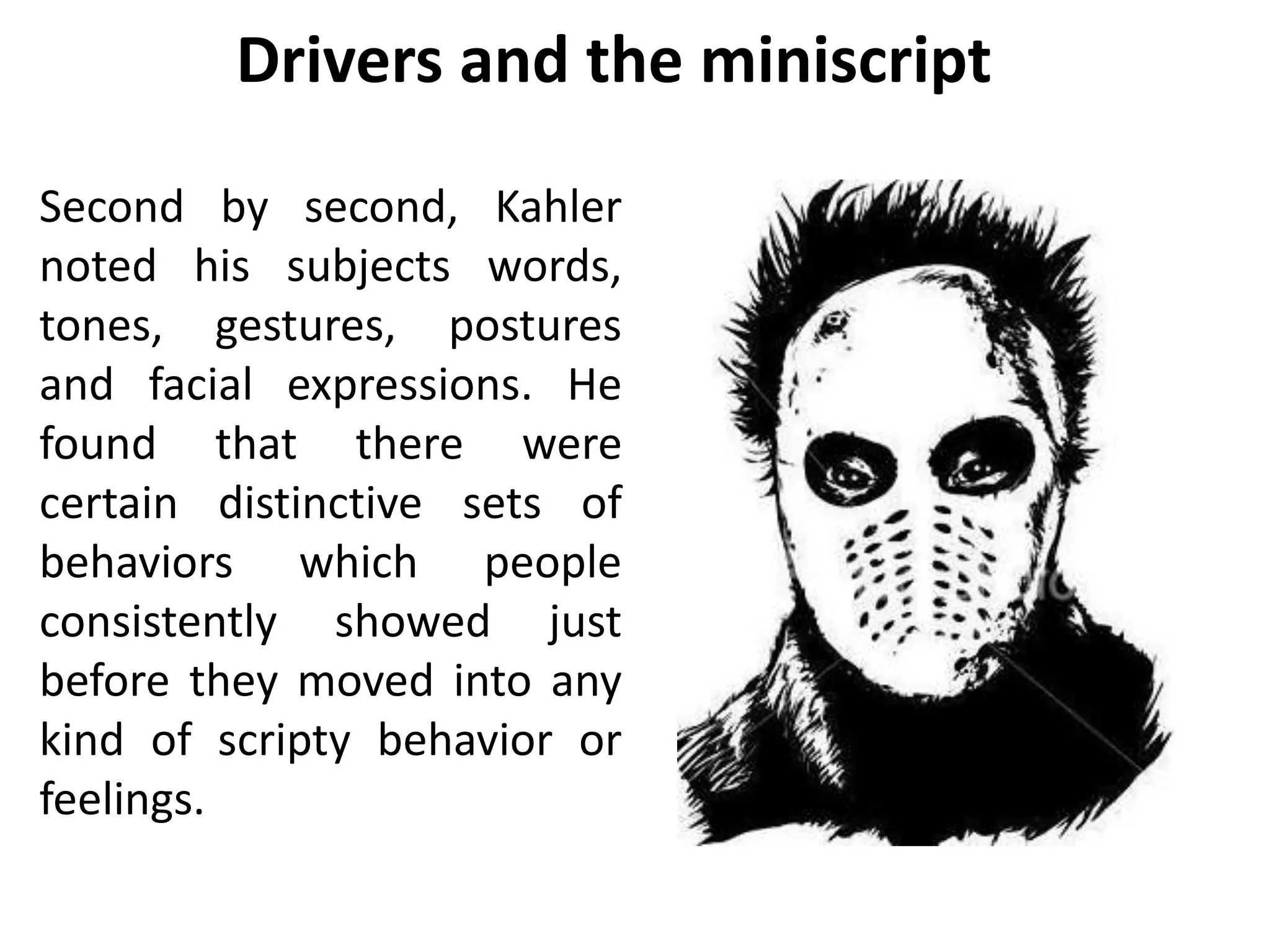 Drivers and the miniscript | PPTX