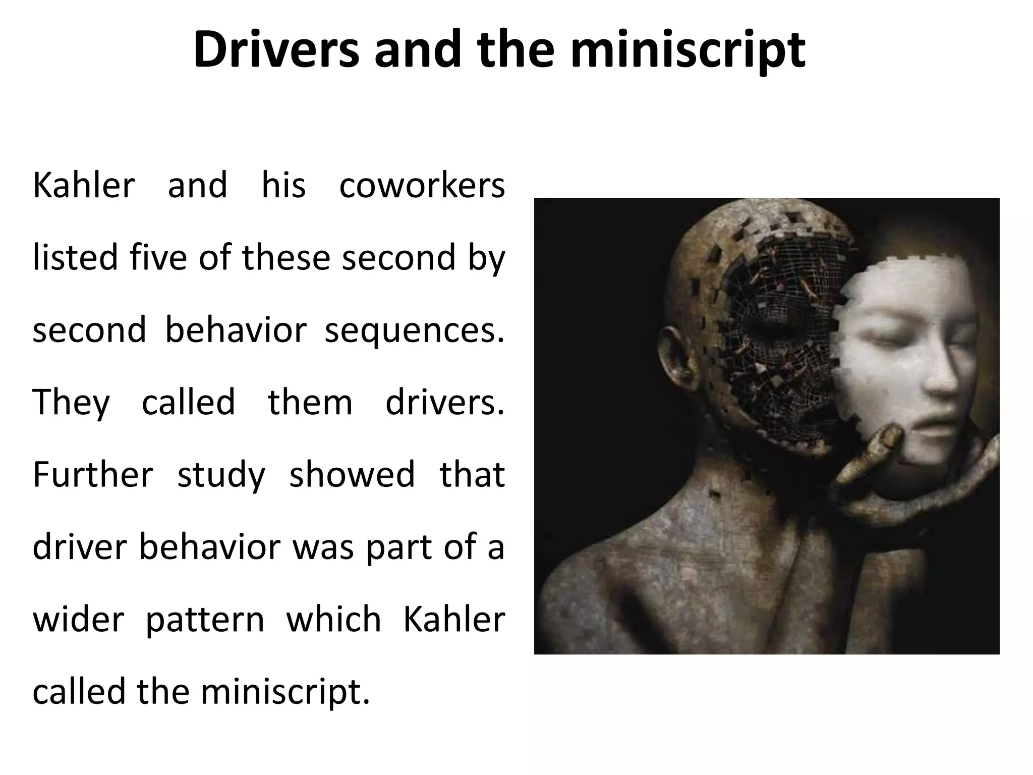 Drivers and the miniscript | PPTX