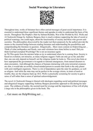 250-300 Word Essay Example | PDF