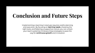 Effective implementation of learning and | PDF