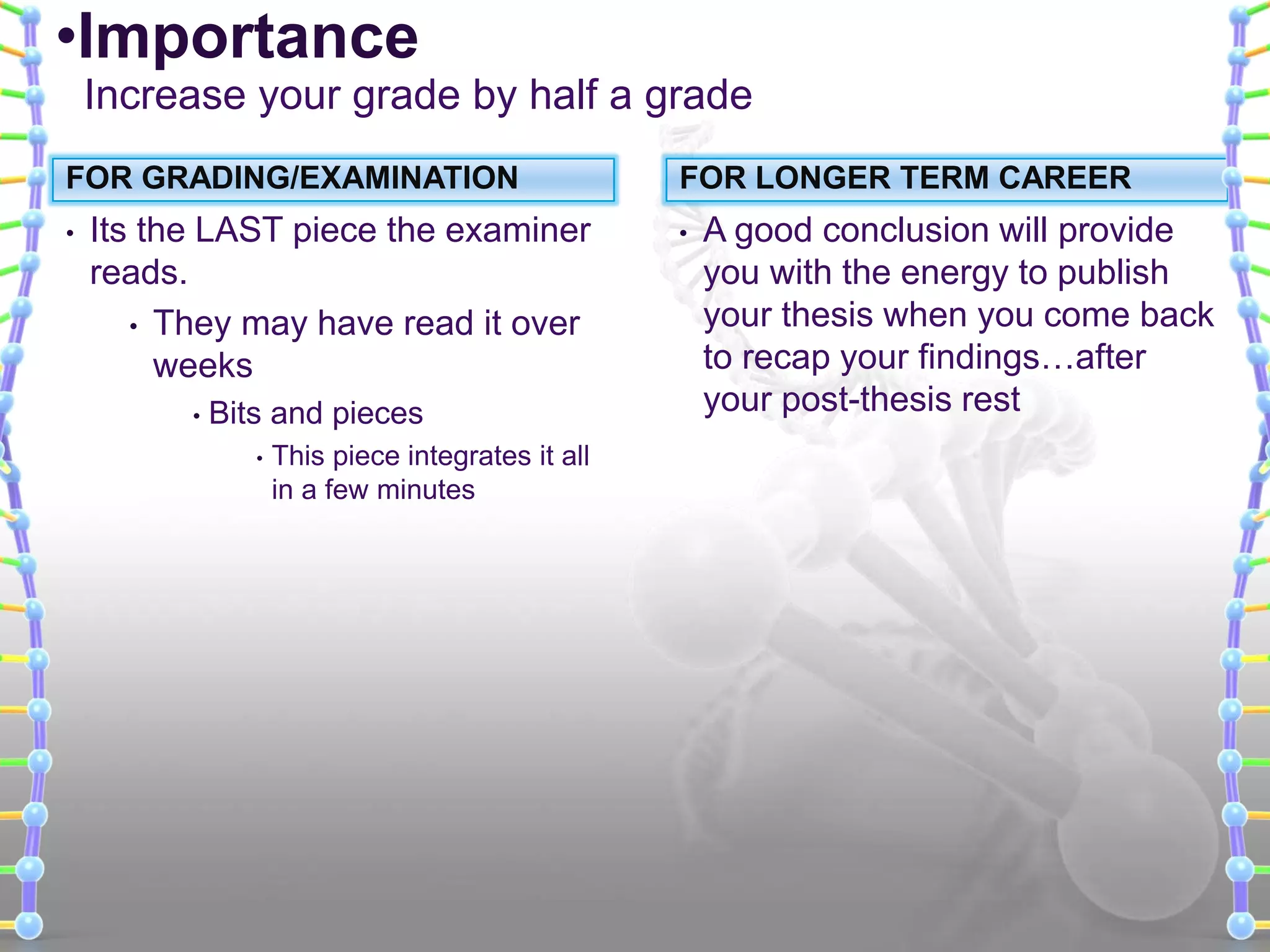 TUL 670-8 Writing a Thesis Conclusion | PPTX