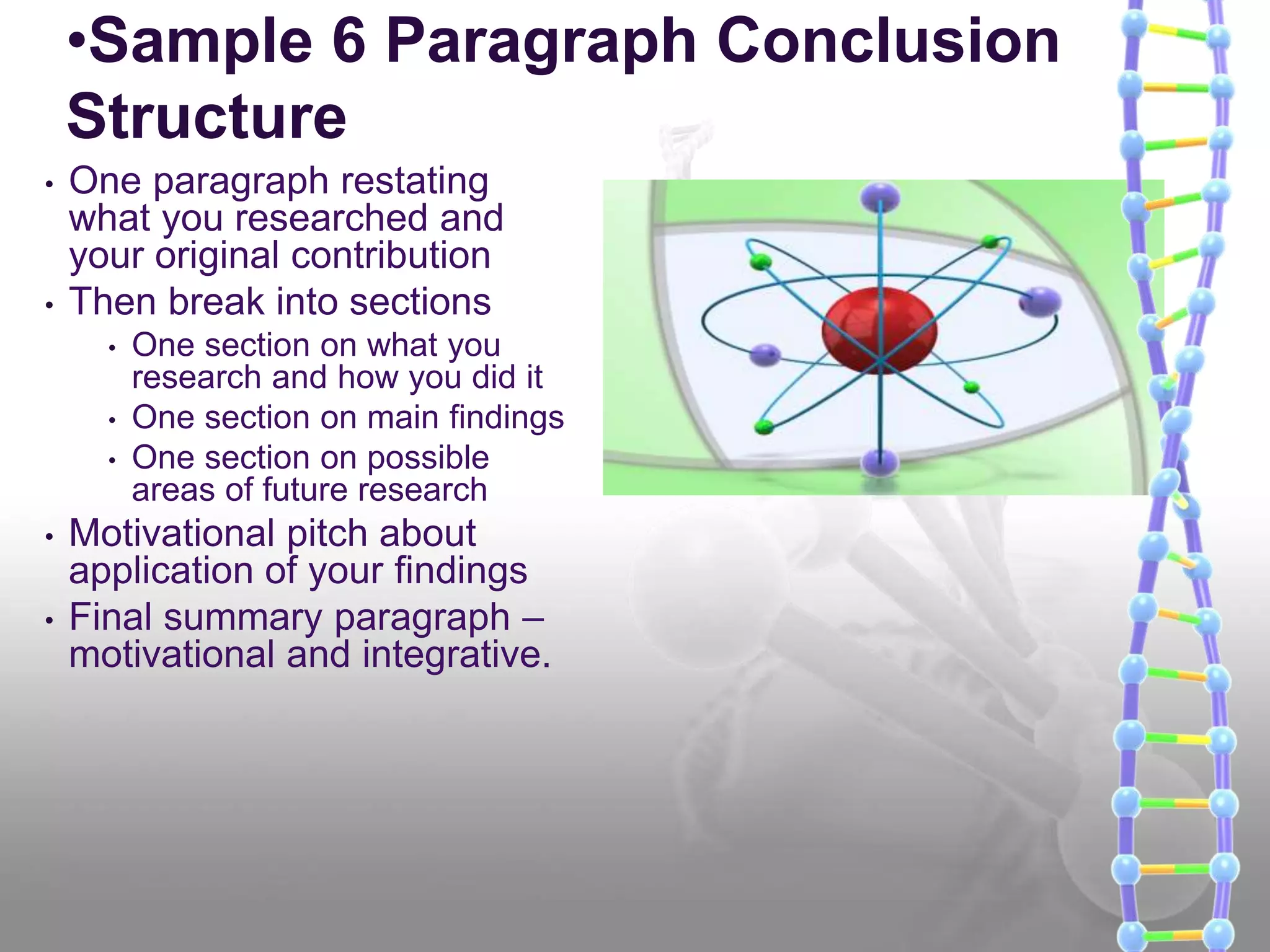 TUL 670-8 Writing a Thesis Conclusion | PPTX