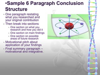 TUL 670-8 Writing a Thesis Conclusion | PPTX