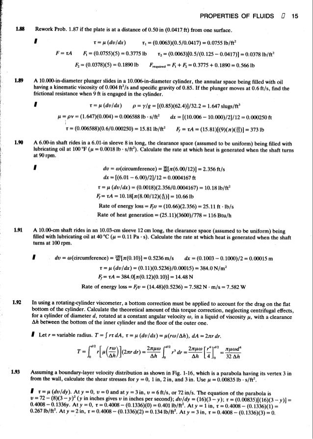 Fluid mechanics and hydraulics: SOLVED PROBLEMS | PDF