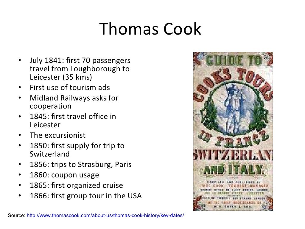 Thomas Cook July 1841: first