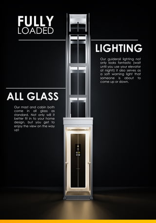 Ascenda: Fully-Loaded Home Elevator by Cibes | PDF