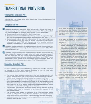Key Changes in the New Regulation on Gross Split Production Sharing ...