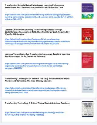 Transforming Assessment In Education The Hidden World Of Language Games ...