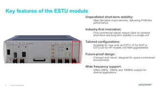 Enhanced Short-Term Unit (ESTU) for OSA 3300 HP/SHP optical cesium ...