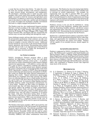 The Pandora SmallSat: A Low-Cost, High Impact Mission to Study ...