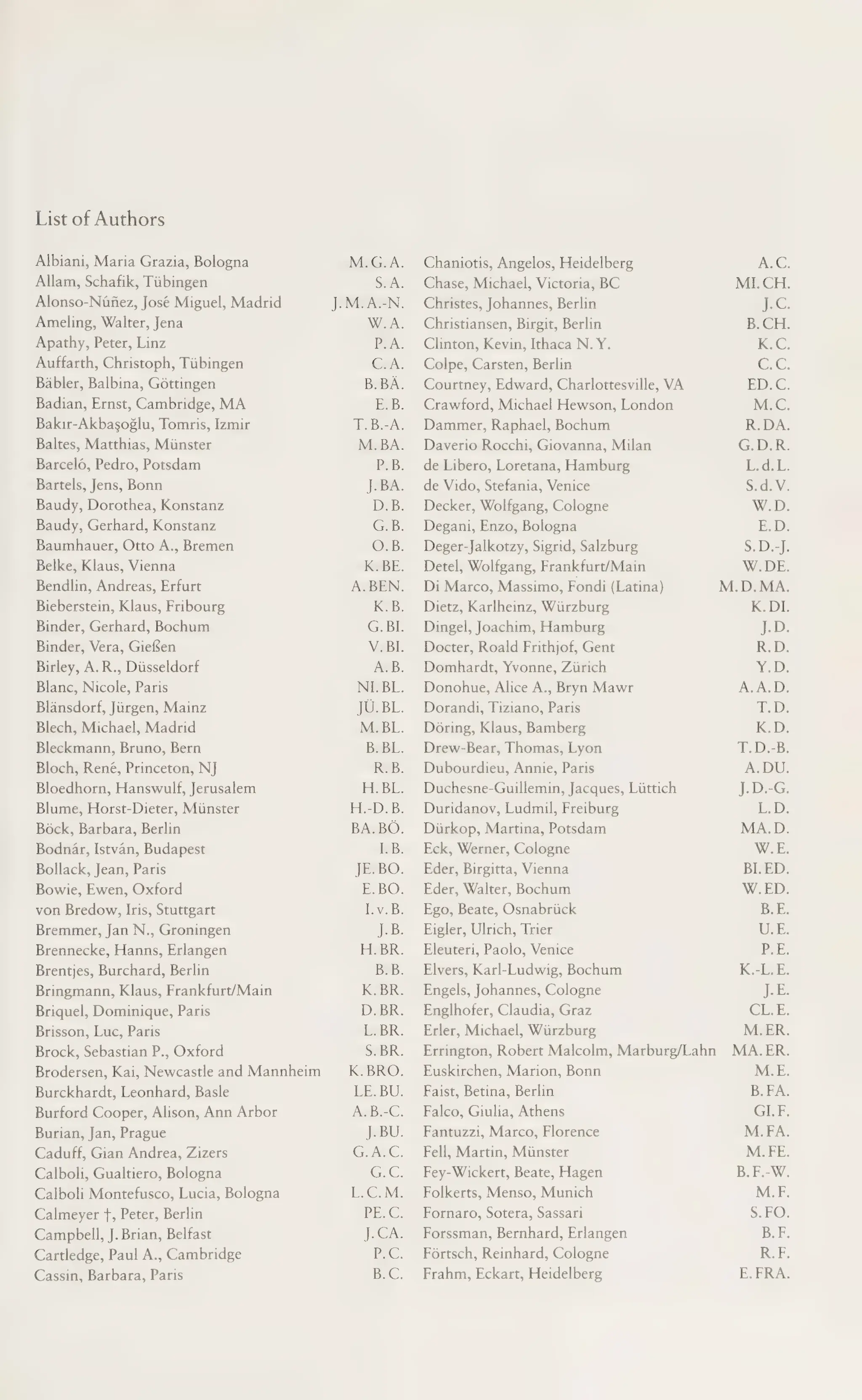 Brills New Pauly Encyclopaedia Of The Ancient World Cyrepy Hubert ...