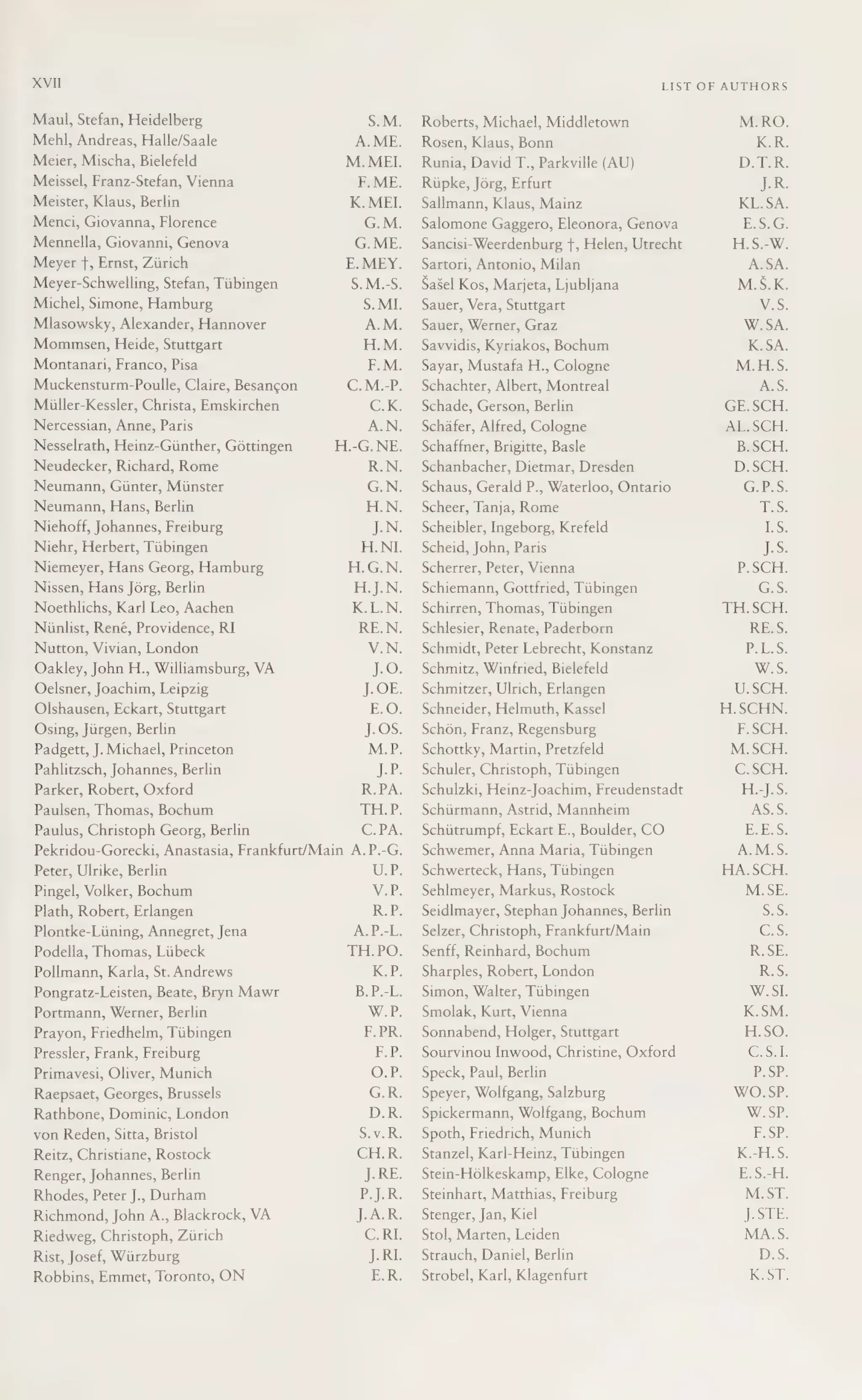 Brills New Pauly Encyclopaedia Of The Ancient World Cyrepy Hubert ...