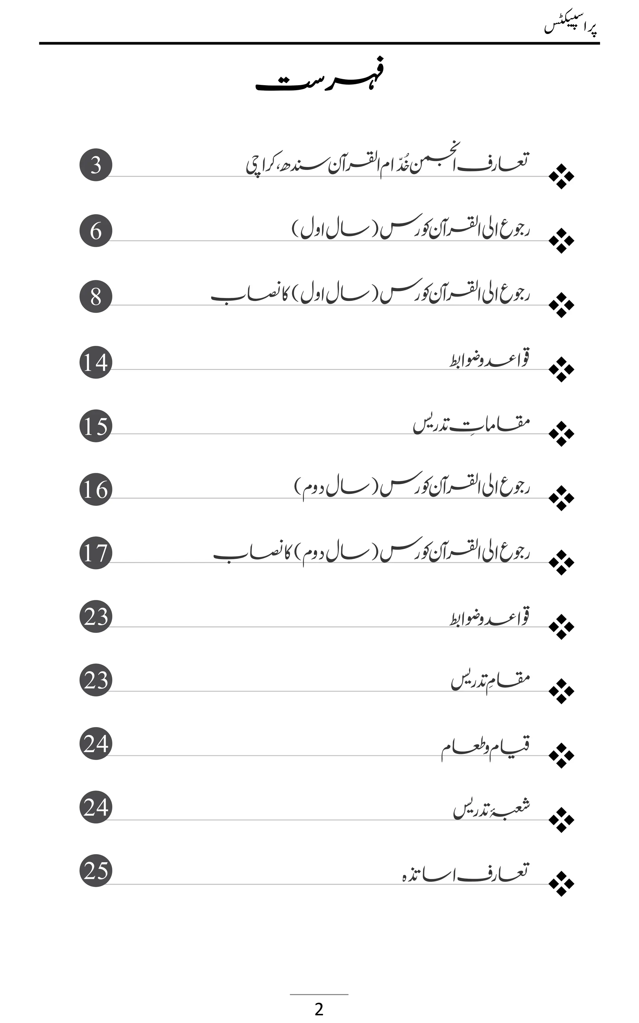 RIQC_Prospectus_2025 Fehm ul Quran Quran Academy | PDF