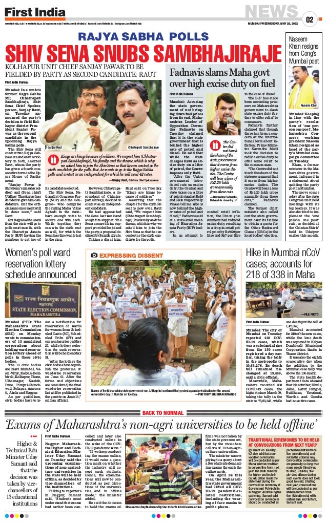 25052022_First India_Mumbai.pdf | Hinduism | Religion & Spirituality