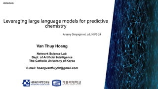 250526_Thuy_Labseminar[Leveraging large language models for predictive ...
