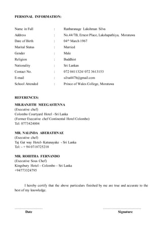 Ranbaranage Lakshman Silva | PDF | Free Download