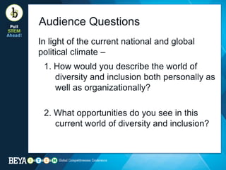 Diversity and Inclusion Boot-camp: The topics, The strategies, The ...