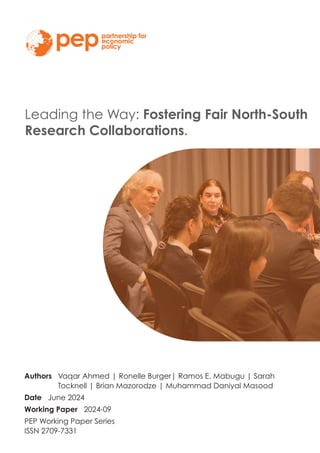 Fostering North-South Research Collaborations | PDF