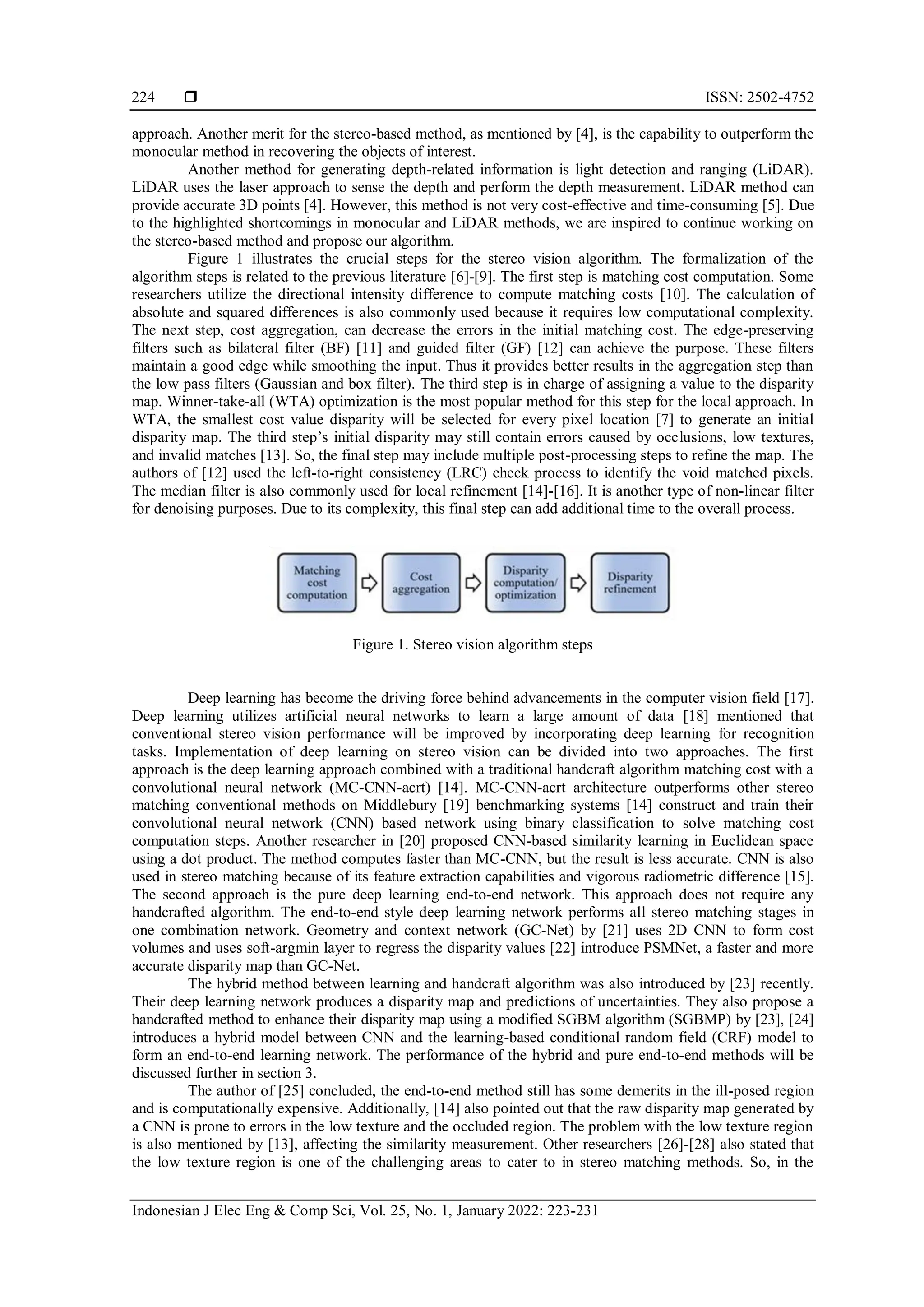 A New Function Of Stereo Matching Algorithm Based On Hybrid Convolutional Neural Network Pdf