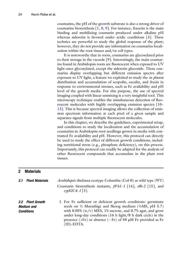 Plant Iron Homeostasis Methods And Protocols Jeeyon Jeong | PDF