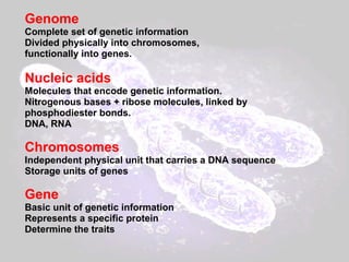 Presentation on introduction to Genetics | PPT