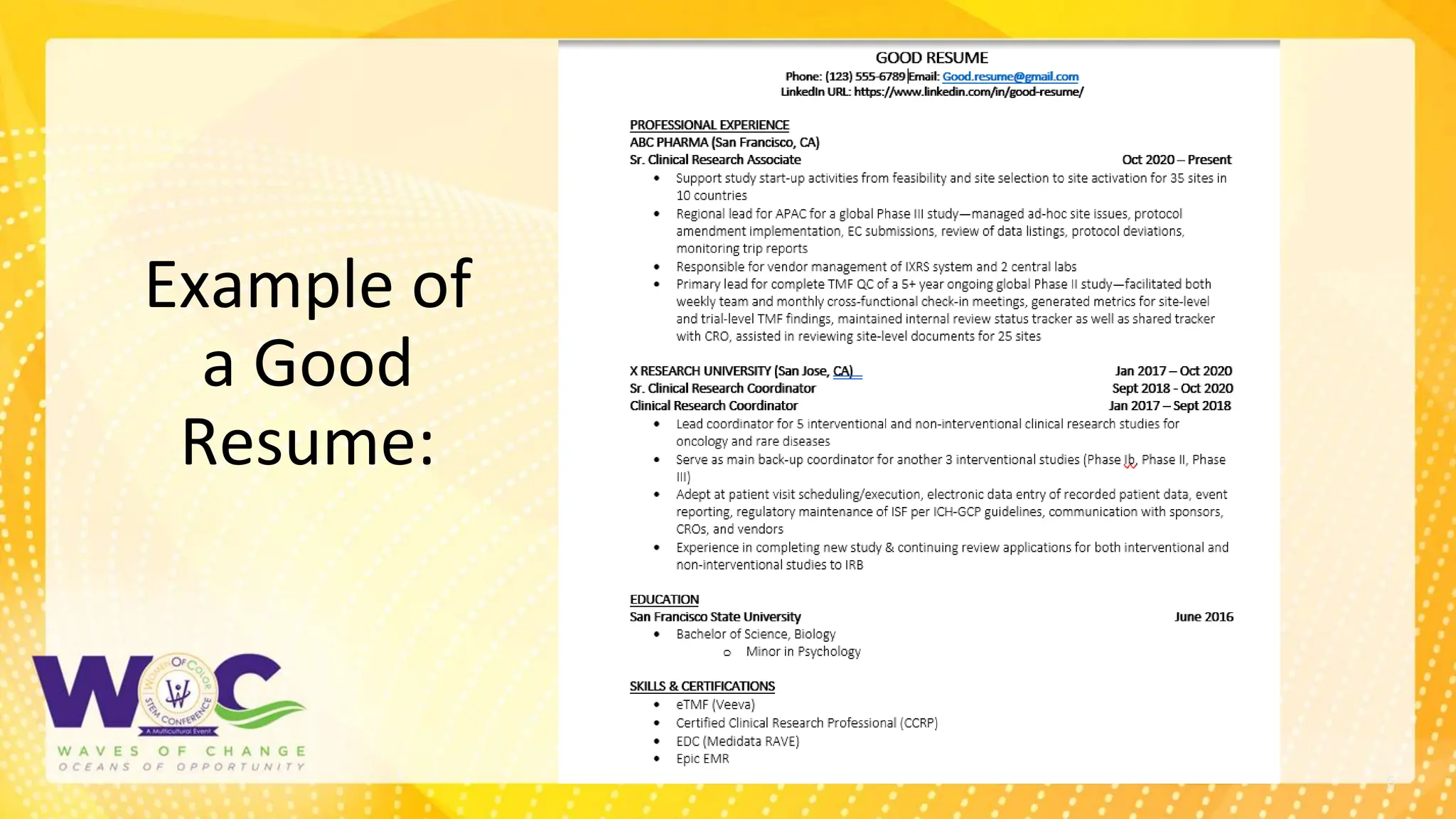 X-treme Resumes: Constructing a Stellar Resume | PPT