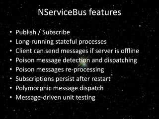 NServiceBus introduction | PPT