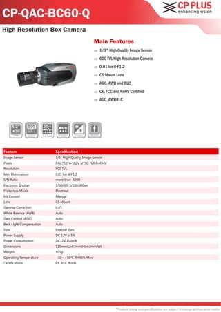 250d cp qac-bc60-q | PDF